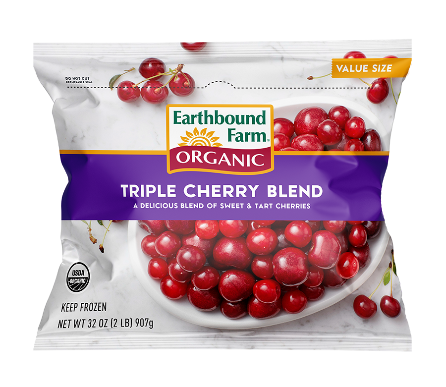 Frozen Organic Triple Cherry Blend – earthboundfarm