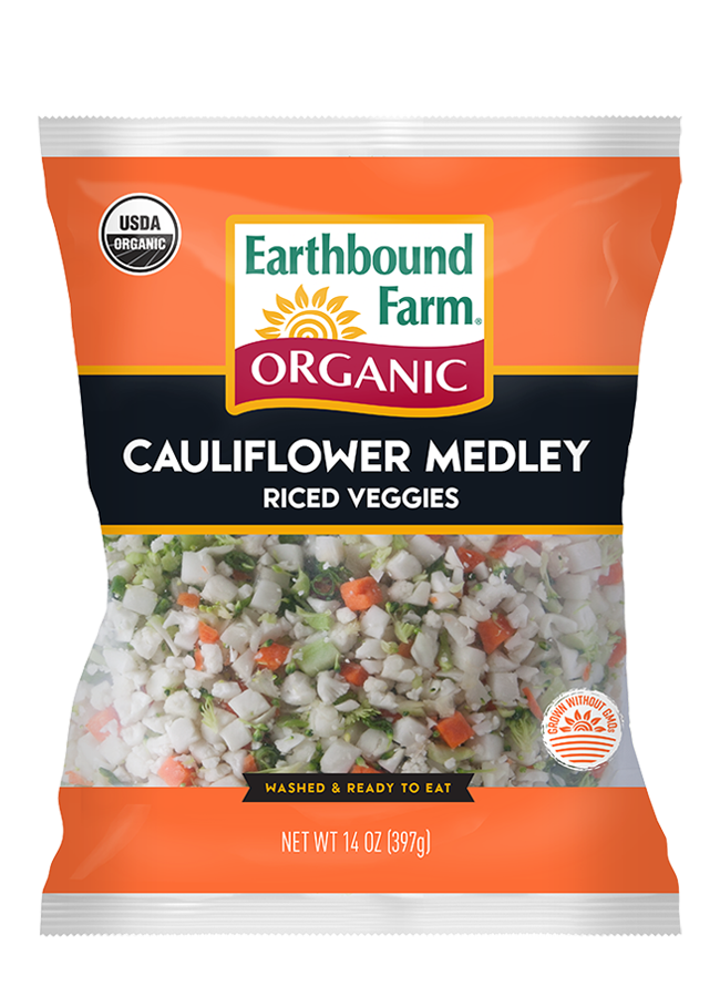 Frozen Organic Riced Cauliflower – earthboundfarm
