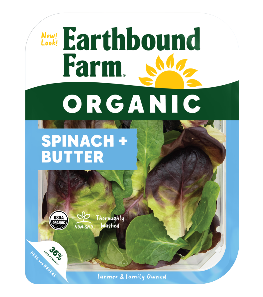 Organic Spinach & Butter - earthboundfarm