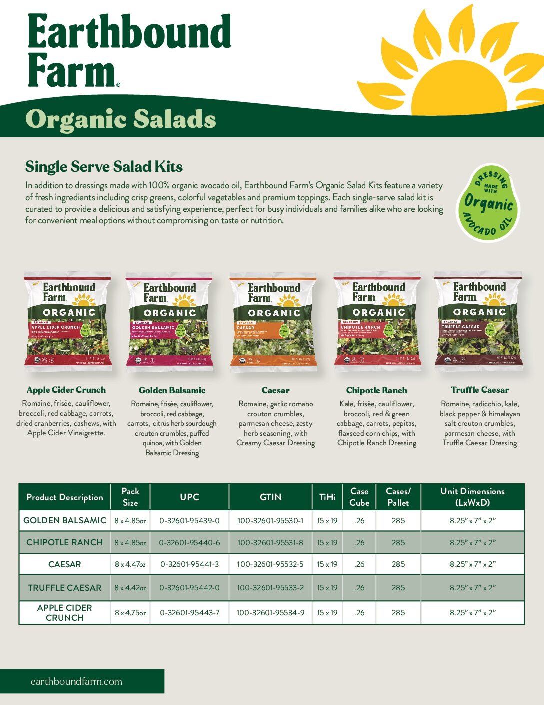 Sell Sheets - earthboundfarm